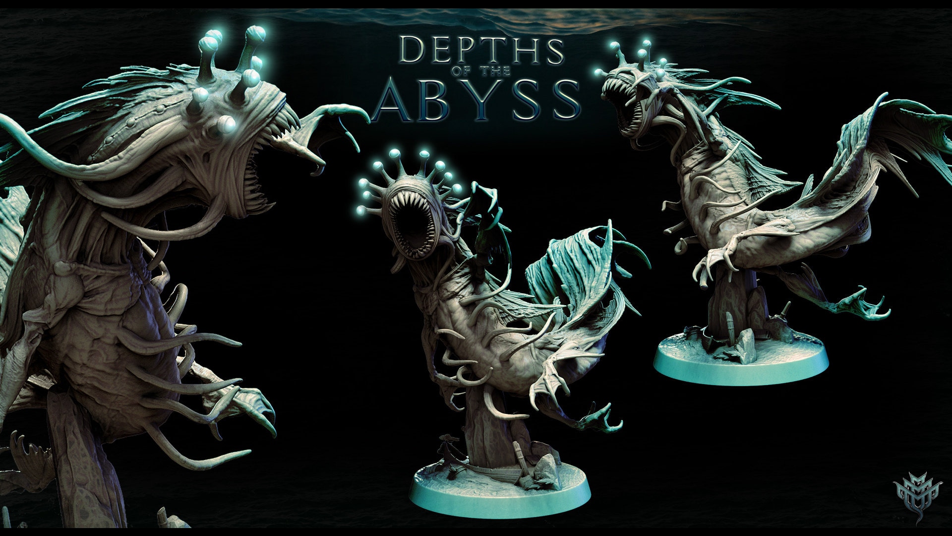 Aboleth Omega Miniature Set for Dungeons and Dragons Tabletop RPG - Etsy