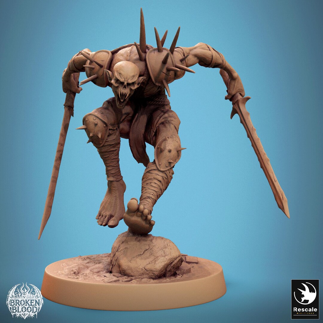 Ghoul Ravager Army Miniature Set for Dungeons and Dragons Tabletop RPG ...