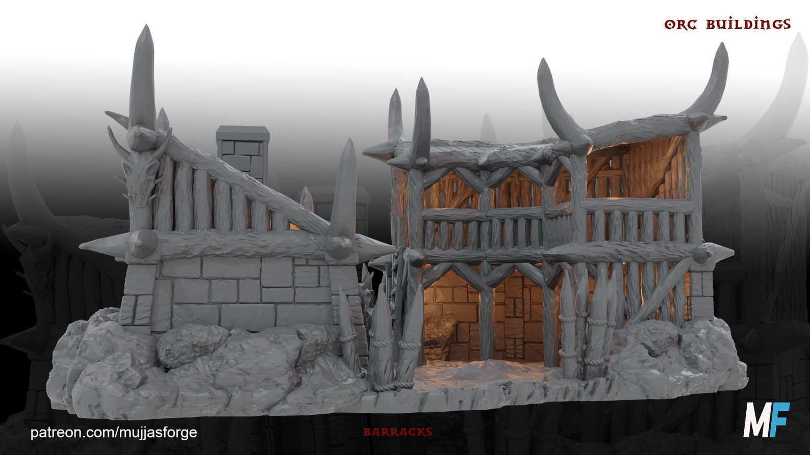 Orc Barracks by Mujja's Forge Dungeons and Dragons D&D Wargames Dnd Tabletop Games Scatter ...