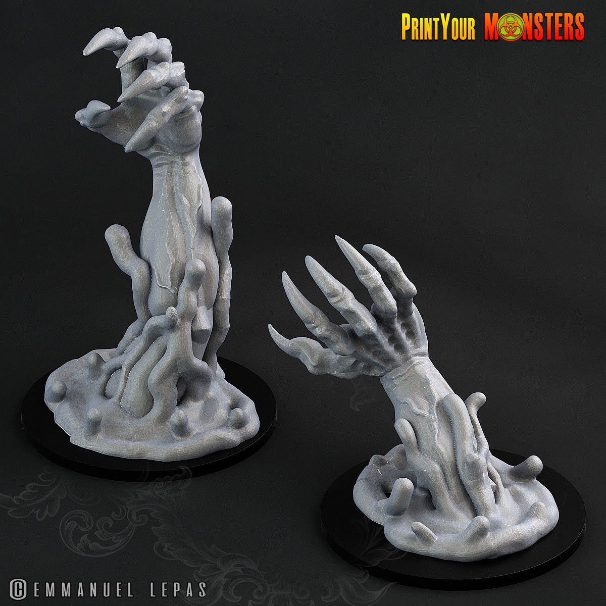 Abyssal Hand Demon Mini Set for Dungeons and Dragons Tabletop RPG - Etsy