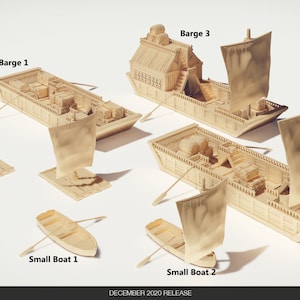 Ultimate Boats, Rafts, Barges Set | Dungeons and Dragons | D&D ...