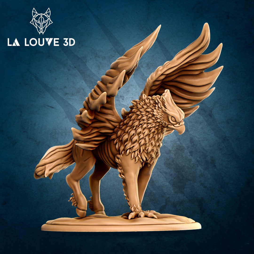 Hippogriff Griffin Miniature for Dungeons and Dragons Tabletop RPG - Etsy