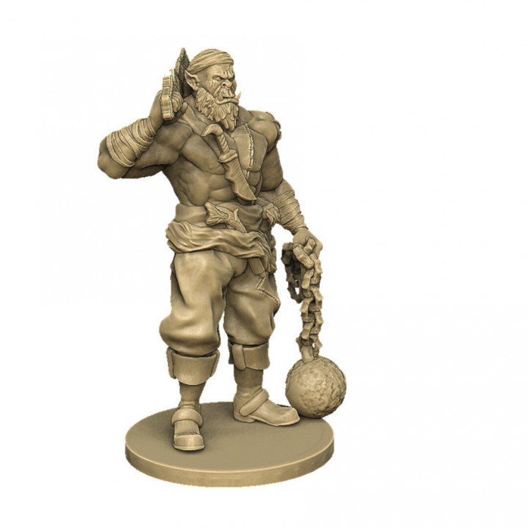 Orc Pirate • the Tale of the Cured Pirates • by Miniatures Craze ...