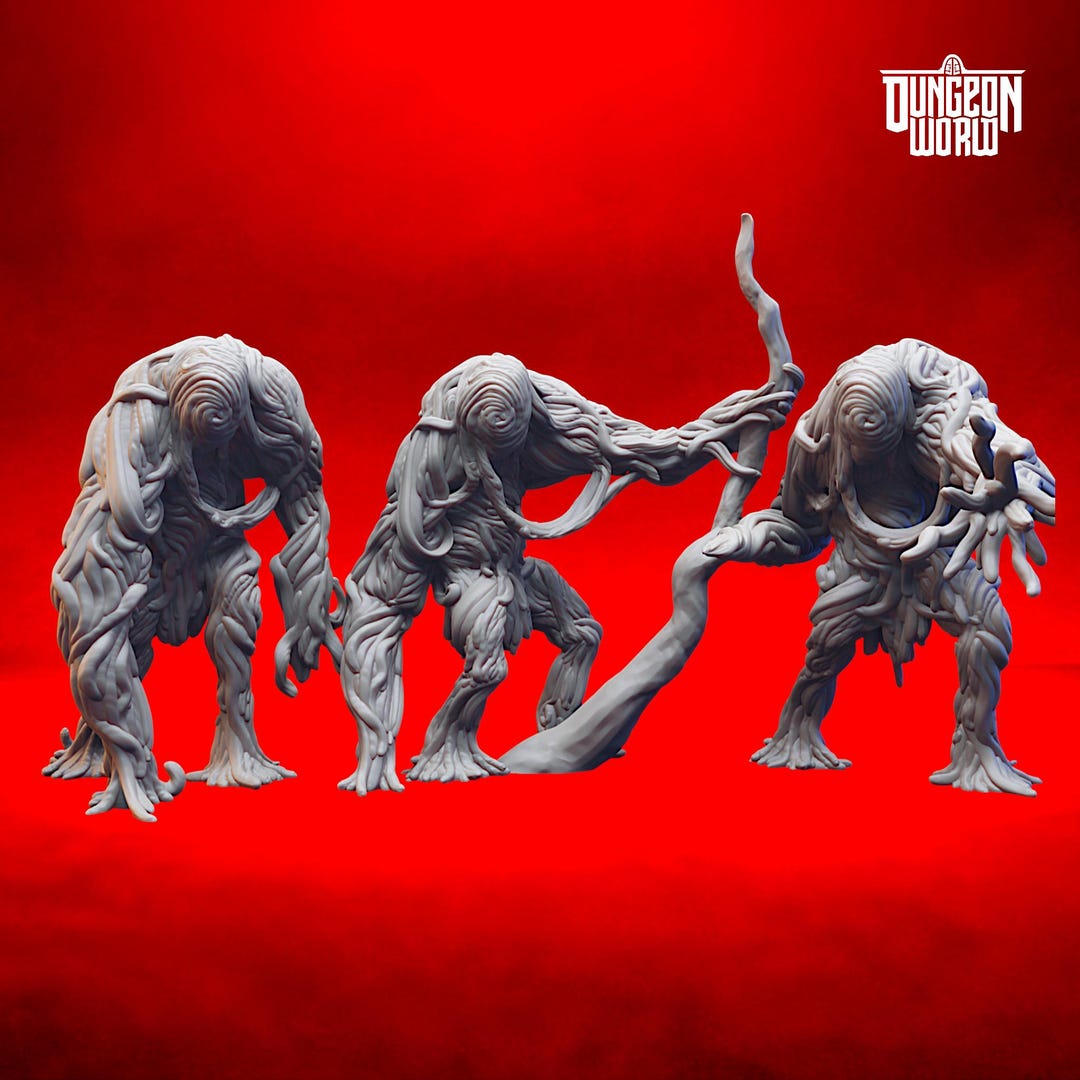 Vine Blights Mini Set Dungeons and Dragons Miniature for Tabletop Rpgs ...