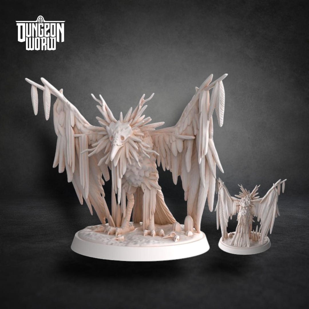 Greater Strix Dungeons and Dragons Miniature for Tabletop Rpgs - Etsy ...