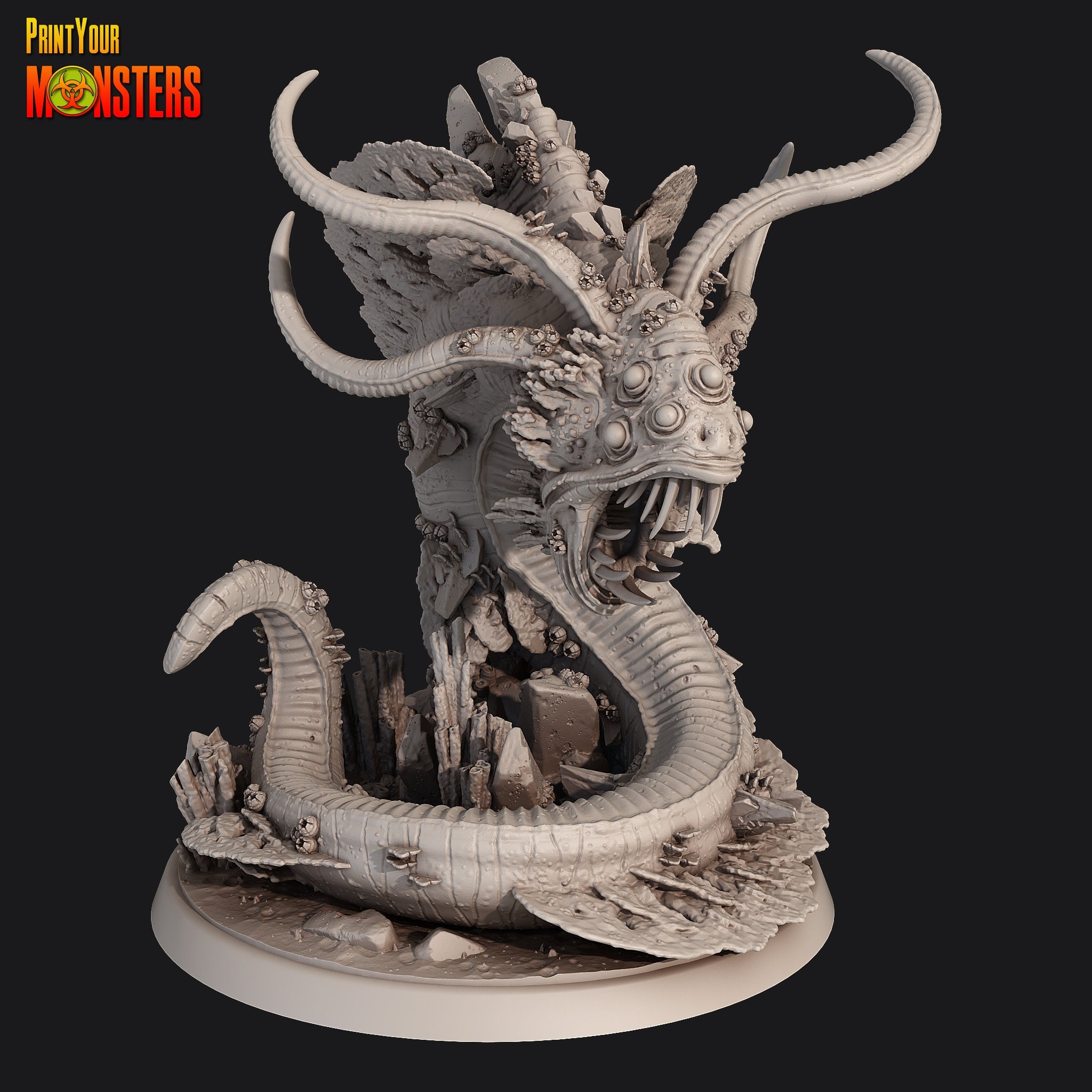 Dire Anglerfish • Dark Water Sanctum • by Print Your Monsters ...