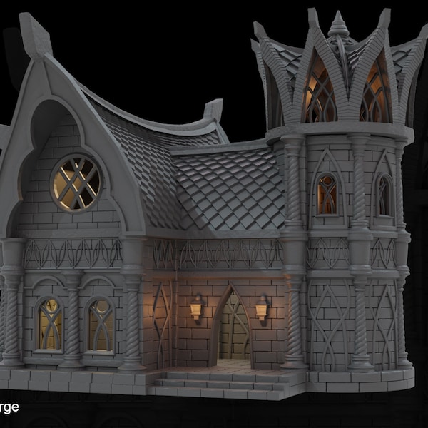 28mm Elven House - Etsy