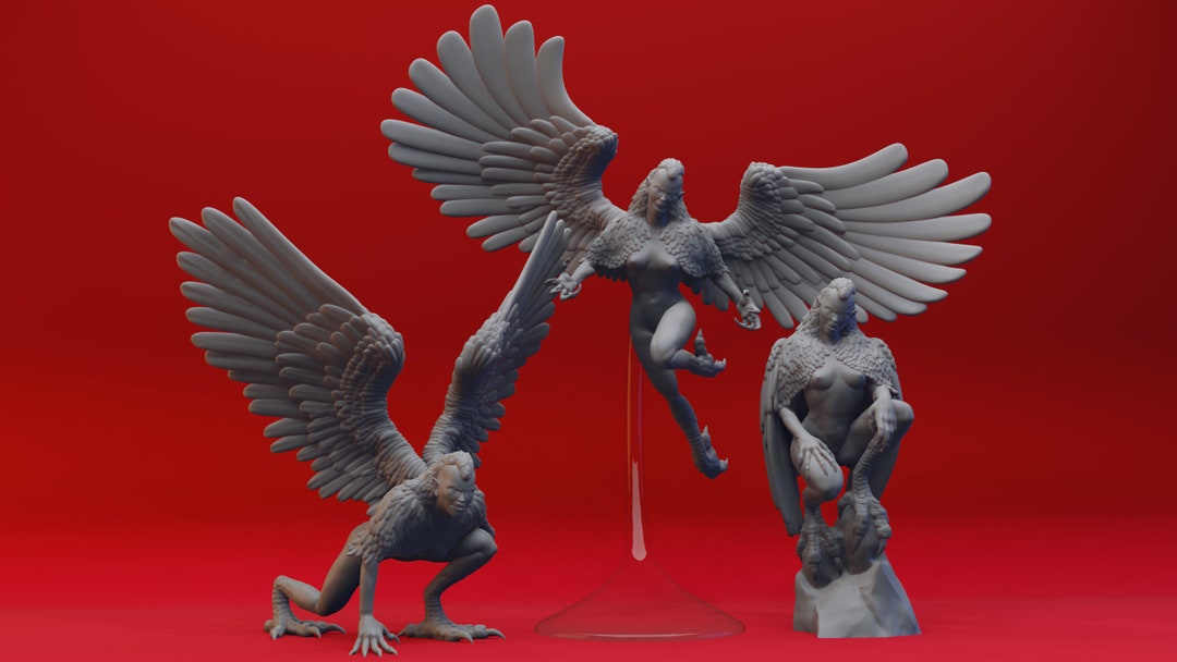 Harpies by Yasashii Kyojin Studio for Dungeons and Dragons | D&D | Dnd ...