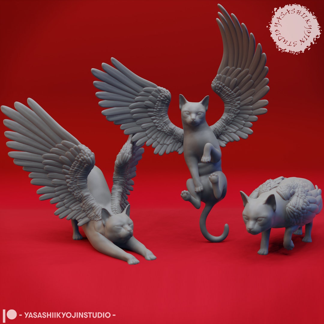 Tressym (4 Poses) by Yasashii Kyojin Studio for Dungeons and Dragons ...