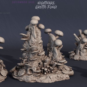 Nightmare Fungi Grotto Scenery by Print Your Monsters| Dungeons and ...
