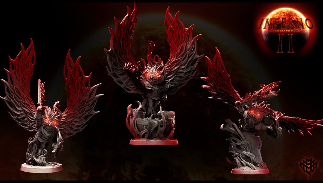 Mighty Owls (3 Poses) • Inferno All Shall Burn 2 • by Mini Monster ...