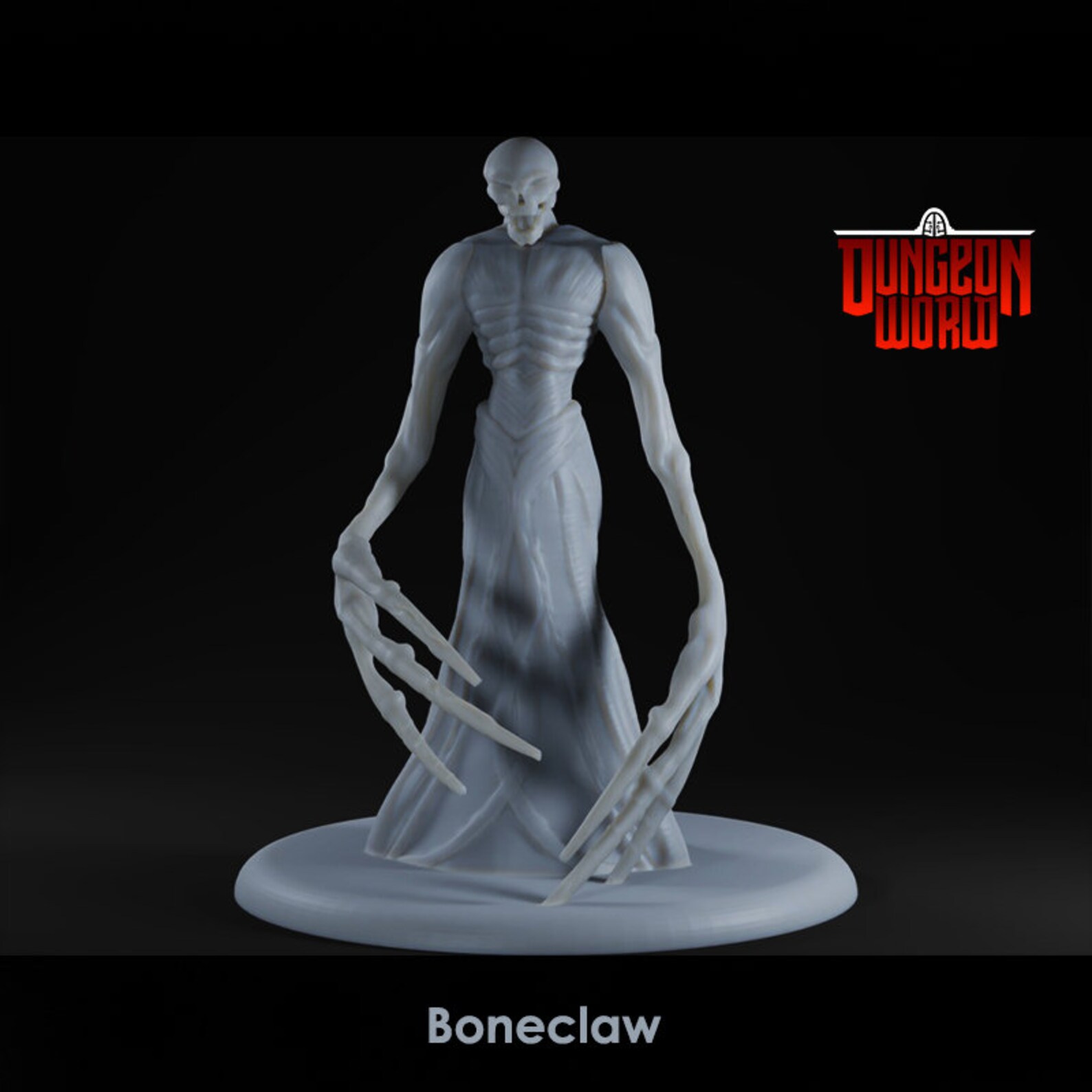 36mm Boneclaw for Dungeons and Dragons D&D Pathfinder | Etsy