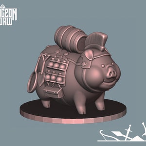 Pack Pig Pig Companion for Dungeons and Dragons D&D Pathfinder Dnd ...