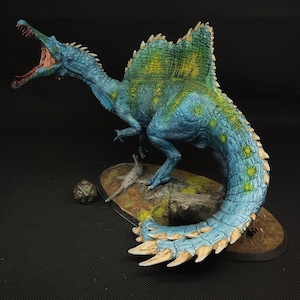 Handpainted Spinosaurus for Dungeons and Dragons | D&D | Pathfinder ...