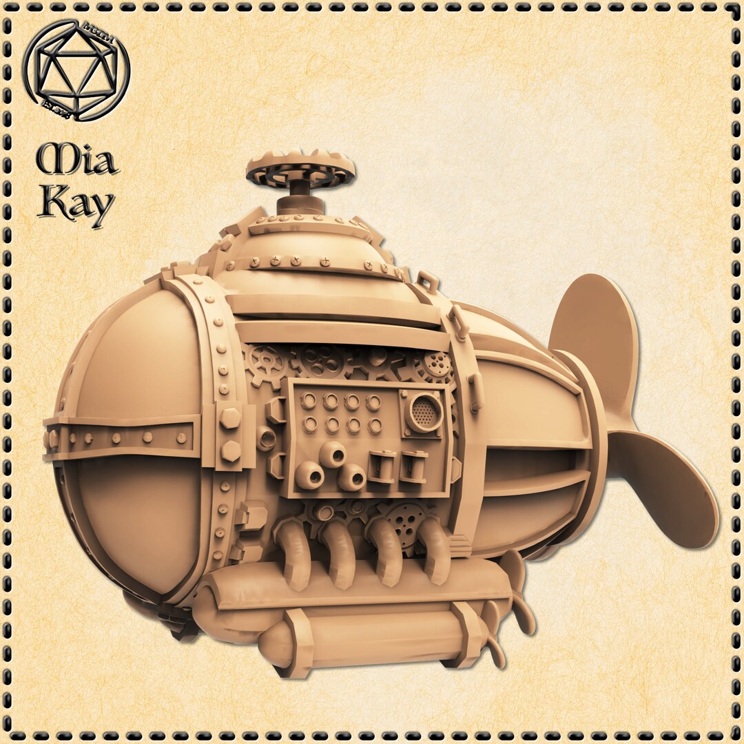 Submarine • Steampunk Collection • by M3DM | Dungeons and Dragons | D&D ...