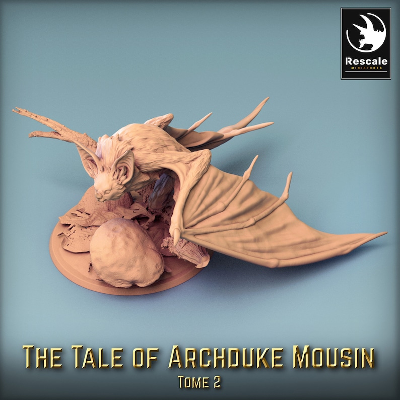 Bats (9 Poses) • the Tale of Archduke Mousin 2 • by Rescale Miniatures ...