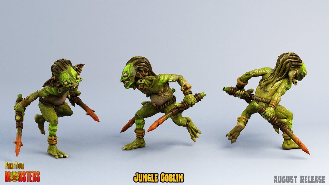 Jungle Goblin 1 • Goblin Tribe • by Print Your Monsters | Dungeons and ...
