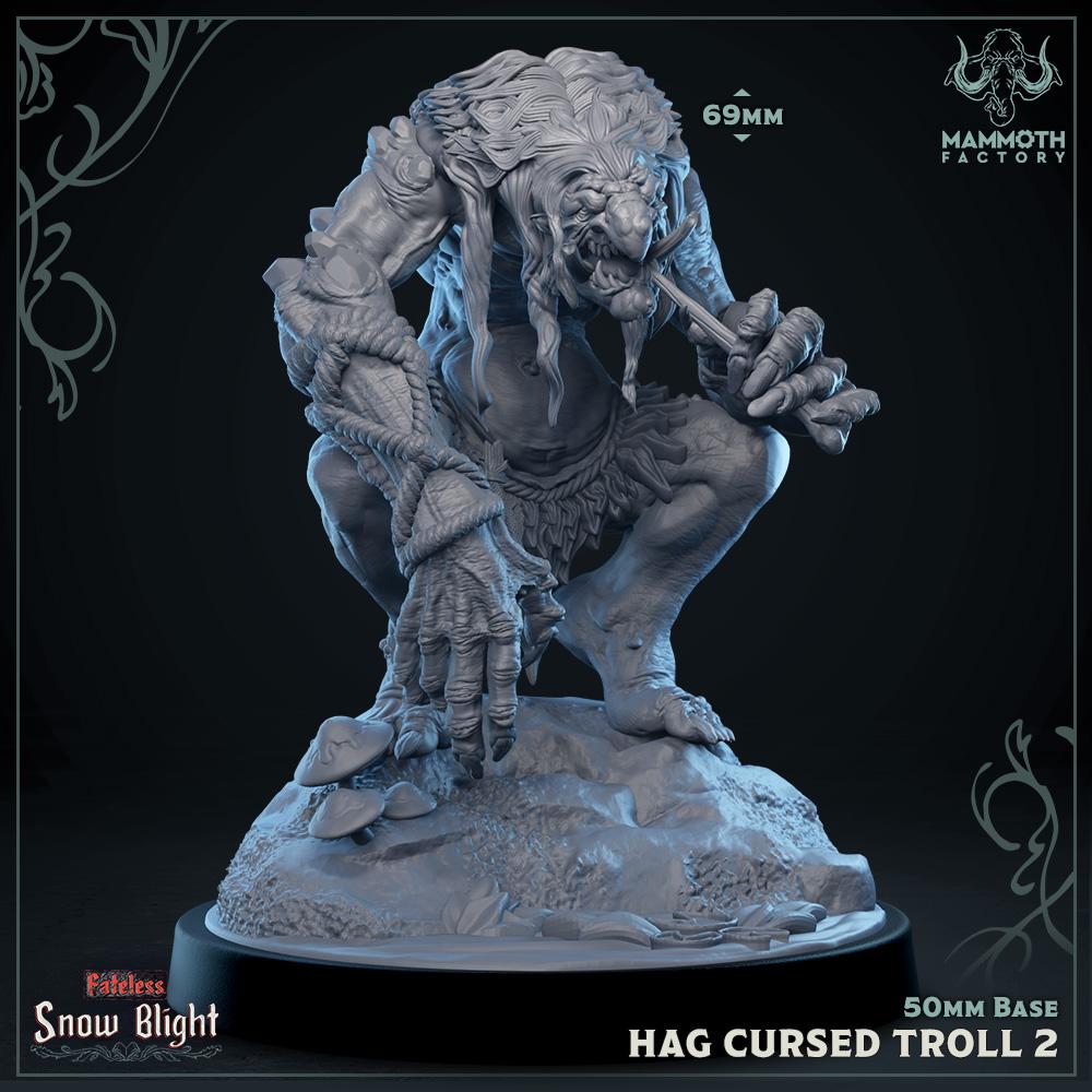 Cursed Troll Miniature Set for Dungeons and Dragons Tabletop RPG - Etsy UK