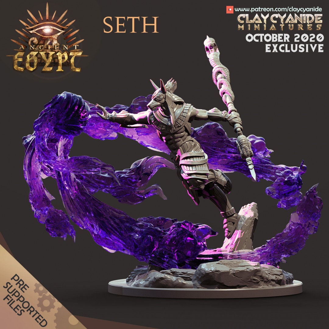 Seth the God of Disorder • Egyptian Mythology • by Clay Cyanide ...