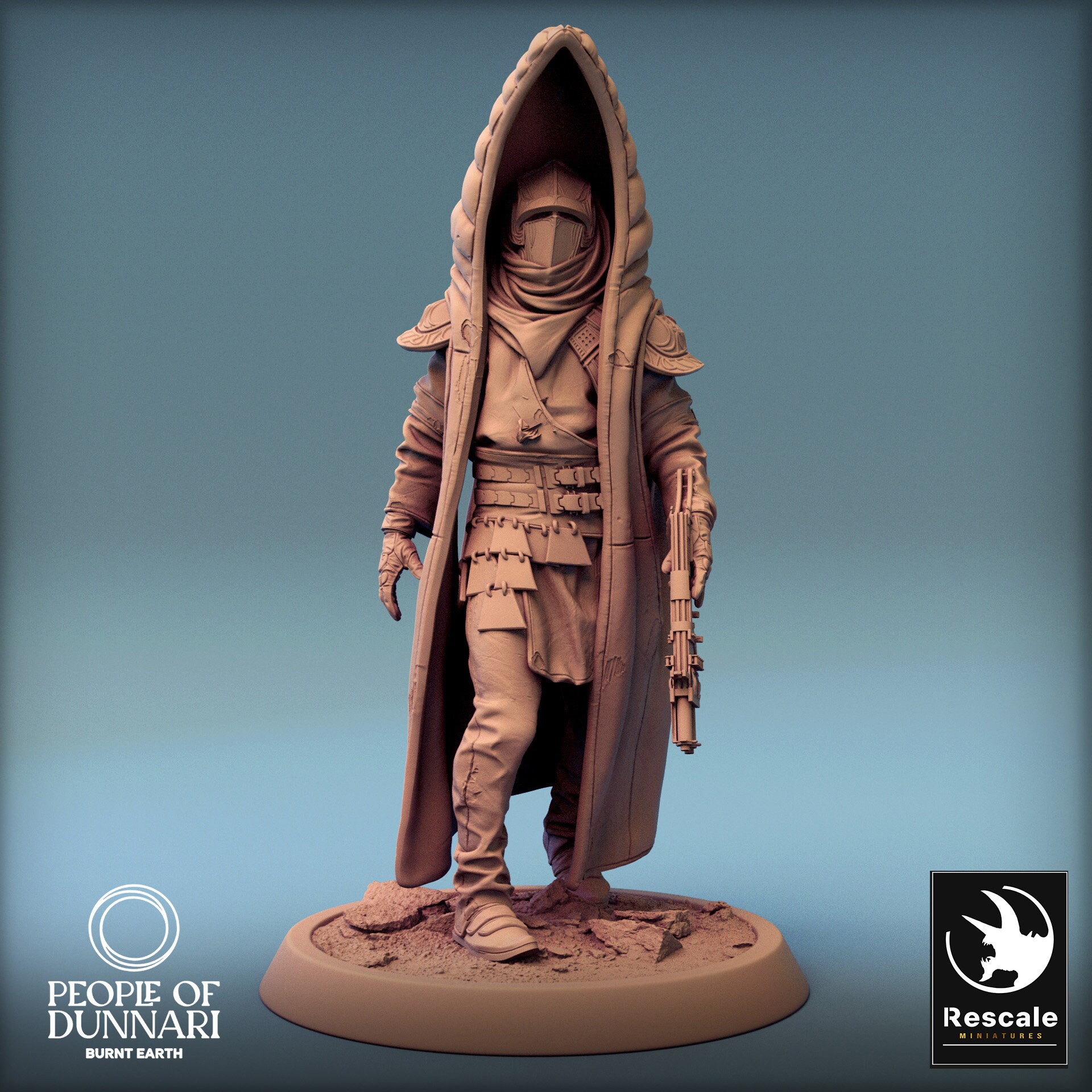 Razan Sandstorm (6 Poses) • People of Dunnari • Rescale Miniatures ...