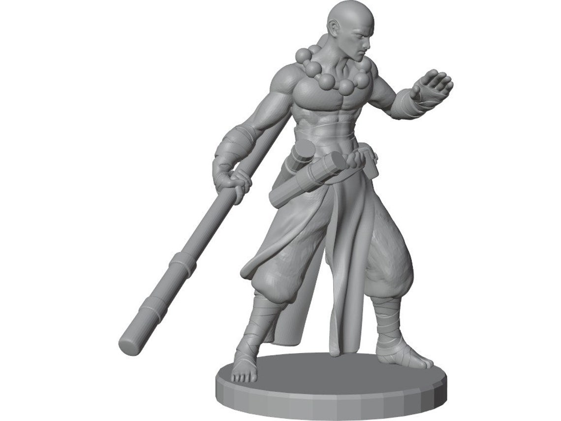 Goliath Monk Miniature for Dungeons and Dragons Tabletop RPG - Etsy