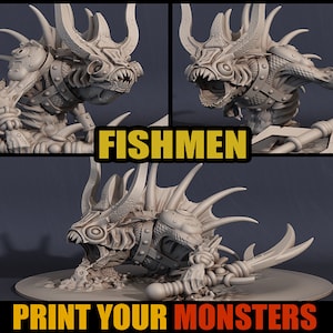 Fishmen Miniature - Etsy