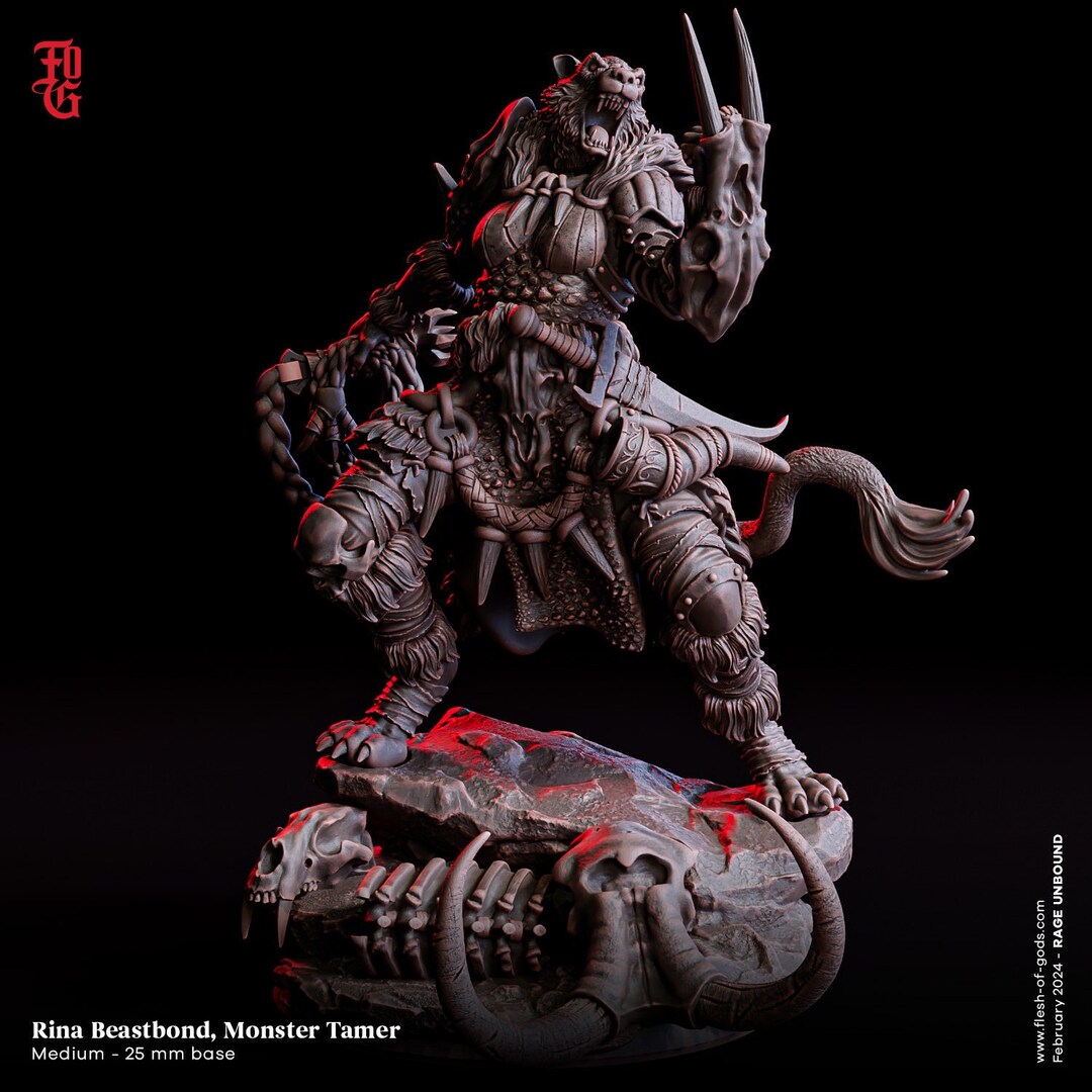 Rina Beastbond Monster Tamer • Rage Unbound • by Flesh of Gods ...