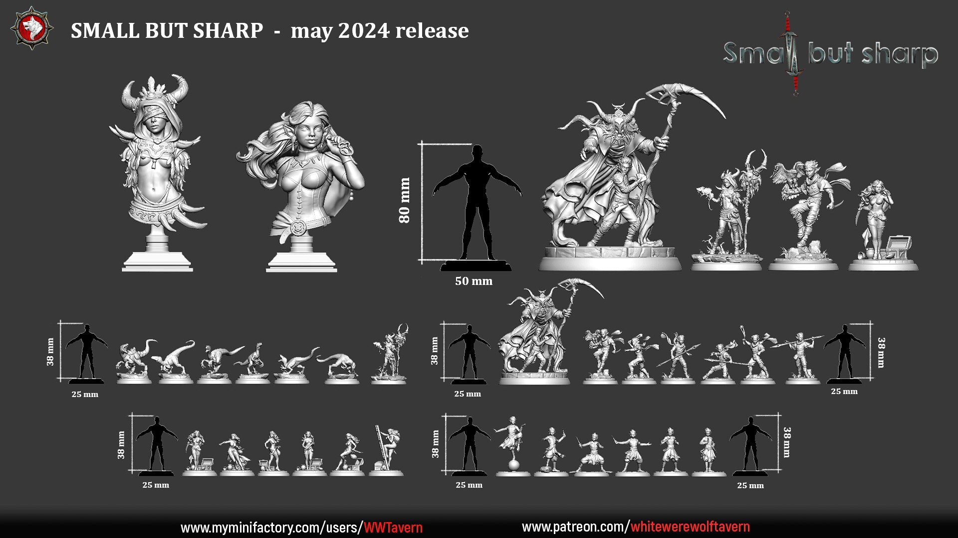 Halfling Monks (6 Poses) • Small but Sharp • by White Werewolf Tavern ...