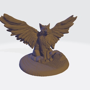 Winged Cat | Tressym | Dnd Familiar for Dungeons and Dragons | D&D ...