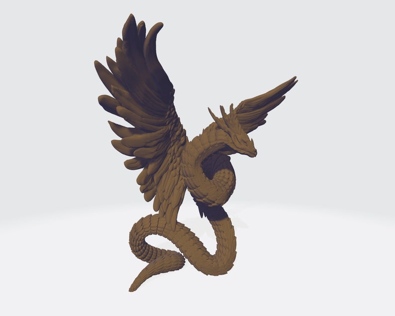 Couatl for Dungeons and Dragons D&D Pathfinder Dnd - Etsy