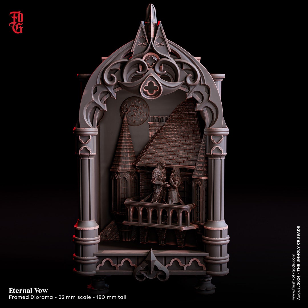 Eternal Vow Diorama • the Unholy Crusade • by Flesh of Gods | Dungeons ...