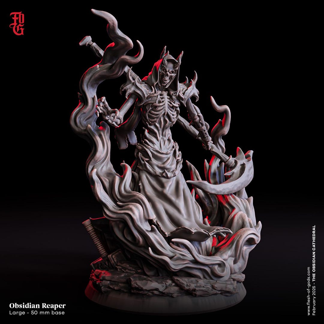 Obsidian Reaper • Obsidian Cathedral • by Flesh of Gods | Dungeons and ...