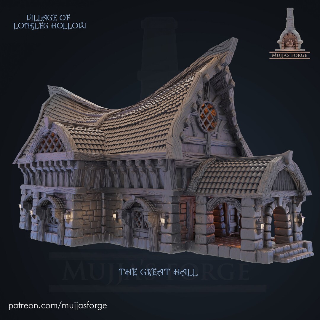 The Great Hall • Gnome Buildings • by Mujja's Forge | Dungeons and ...