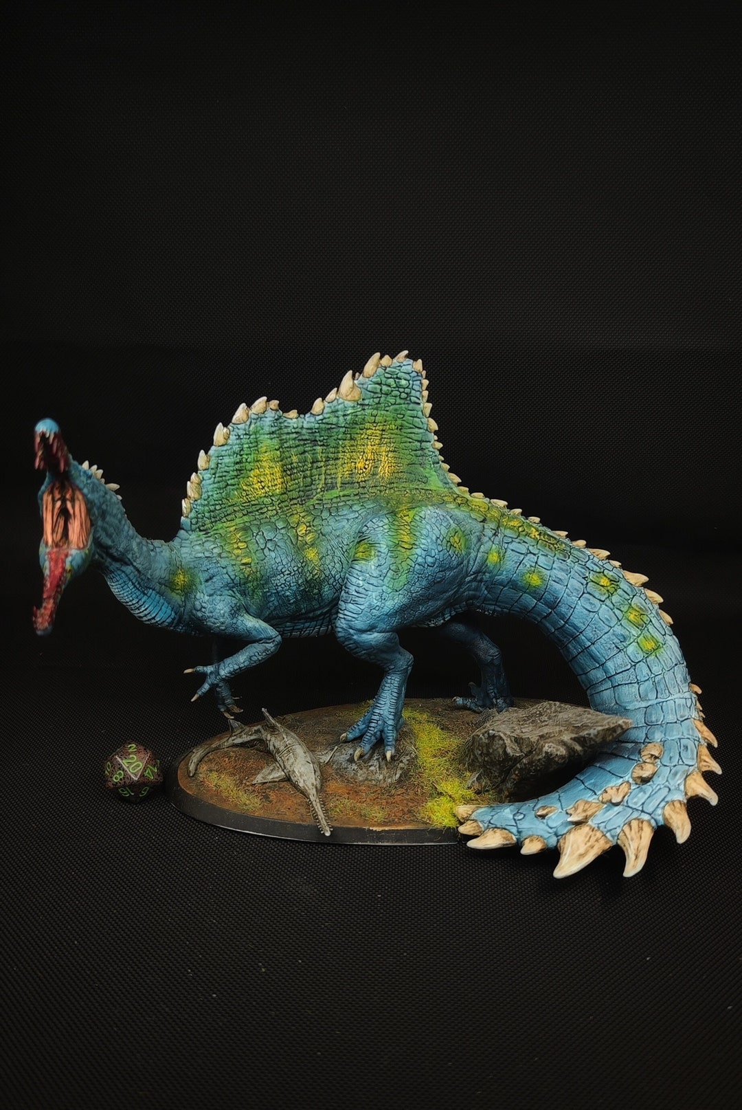 Handpainted Spinosaurus for Dungeons and Dragons D&D - Etsy