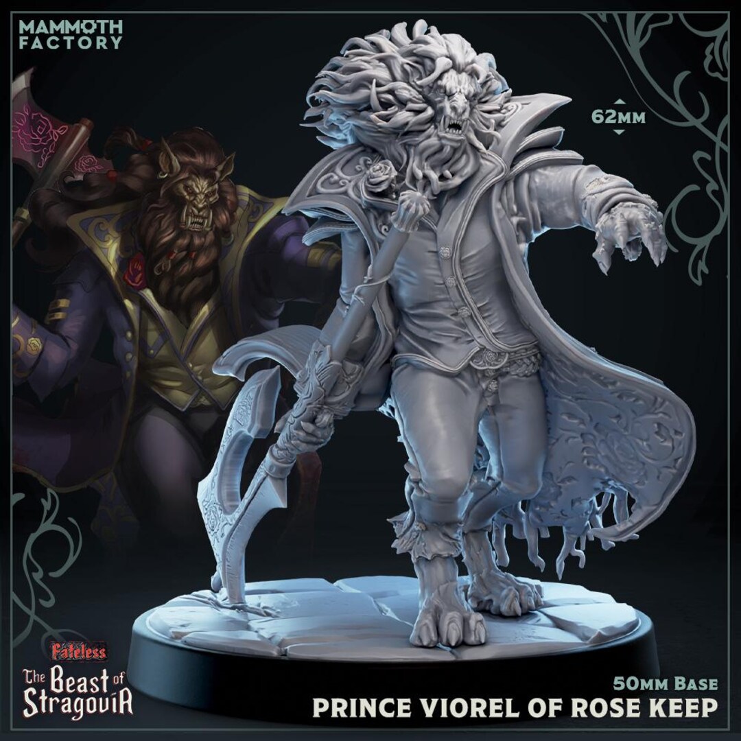 Prince Voriel of Rose Keep • Beast of Stragovia • by Mammoth Factory ...