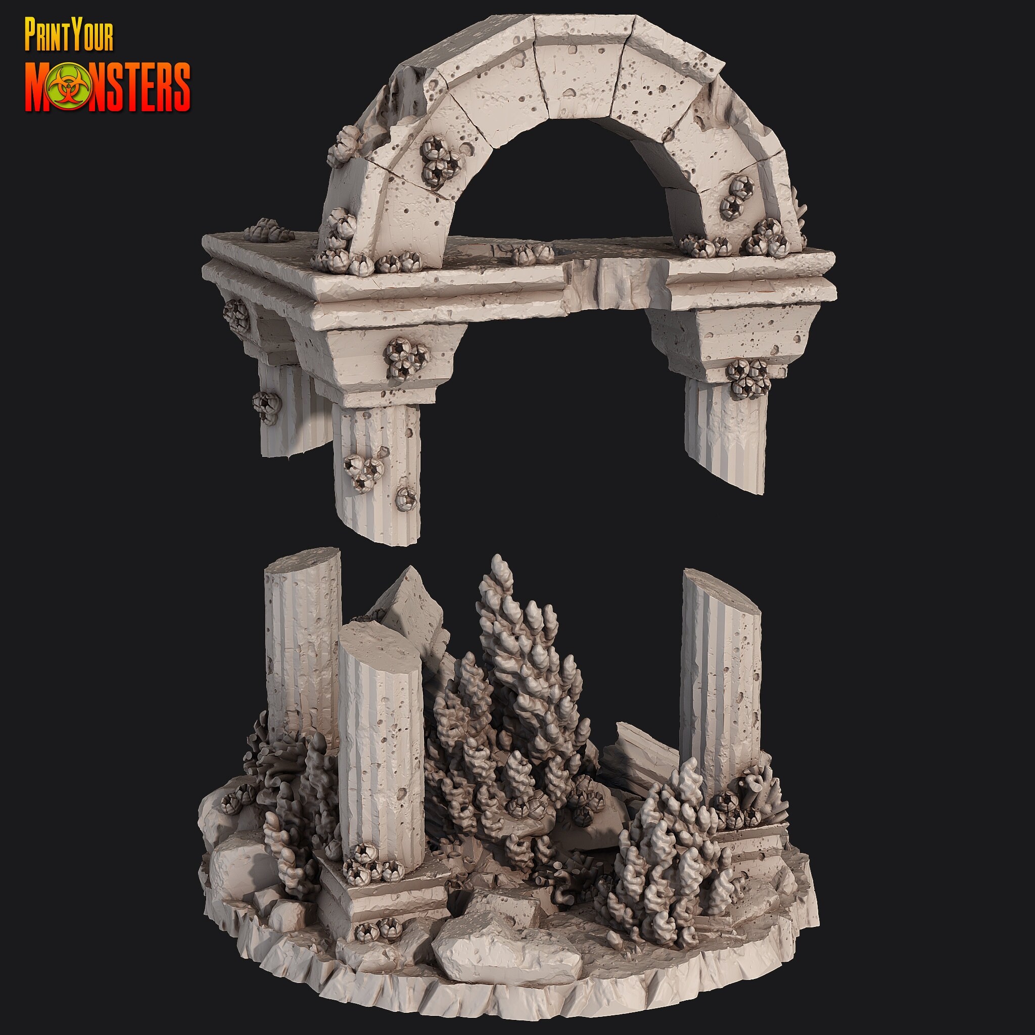 Underwater Ruin – Fantasy Terrain & Scenery – Dnd/tabletop RPG - Etsy