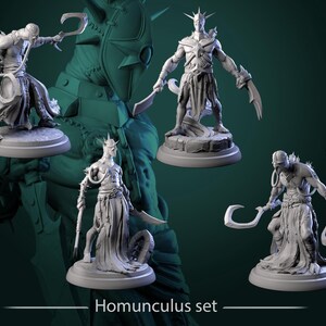 Homunculus Miniature Set for Dungeons and Dragons Tabletop RPG - Etsy