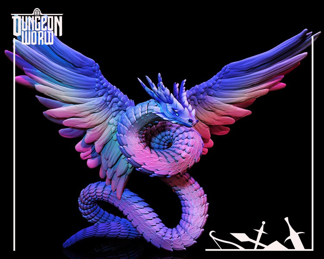 Couatl for Dungeons and Dragons | D&D | Pathfinder | Dnd | Tabletop ...