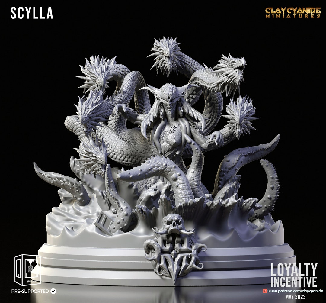 Scylla by Clay Cyanide | Dungeons and Dragons | D&D | Tabletop Games ...
