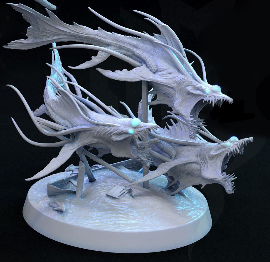 Aboleth 4 Poses Depths of the Abyss by Mini Monster - Etsy