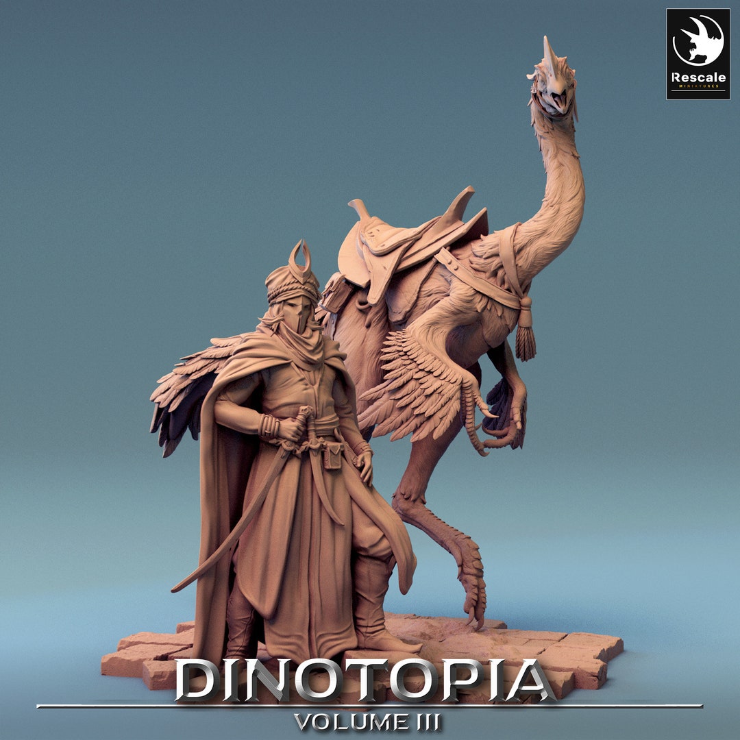 Dinotopia Guard Diorama • Dinotopia Pt 3 • by Rescale Miniatures ...