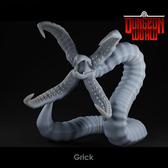 30mm Grick for Dungeons and Dragons D&D Pathfinder RPG | Etsy