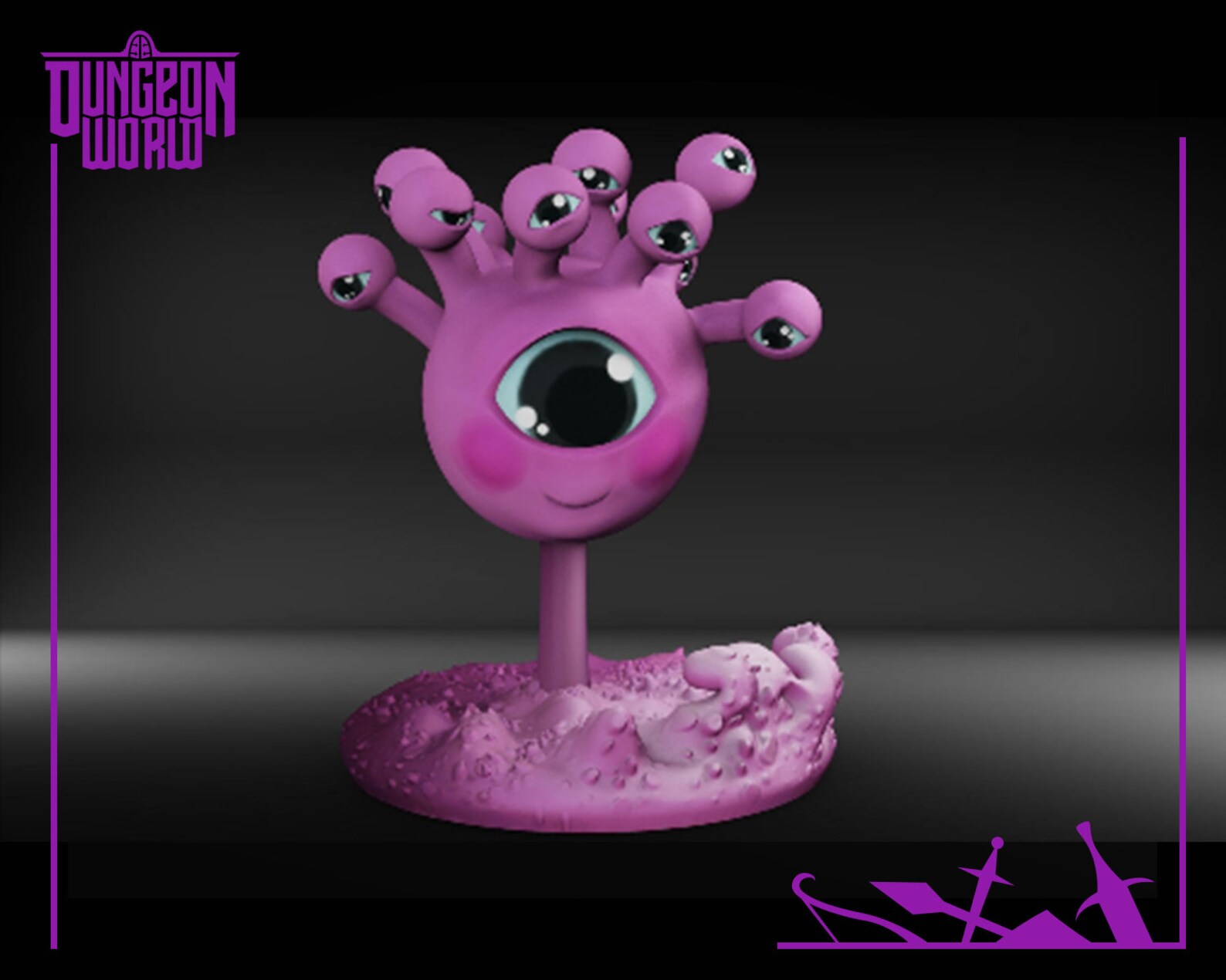 Baby Beholder Eye Baby for Dungeons and Dragons D&D | Etsy