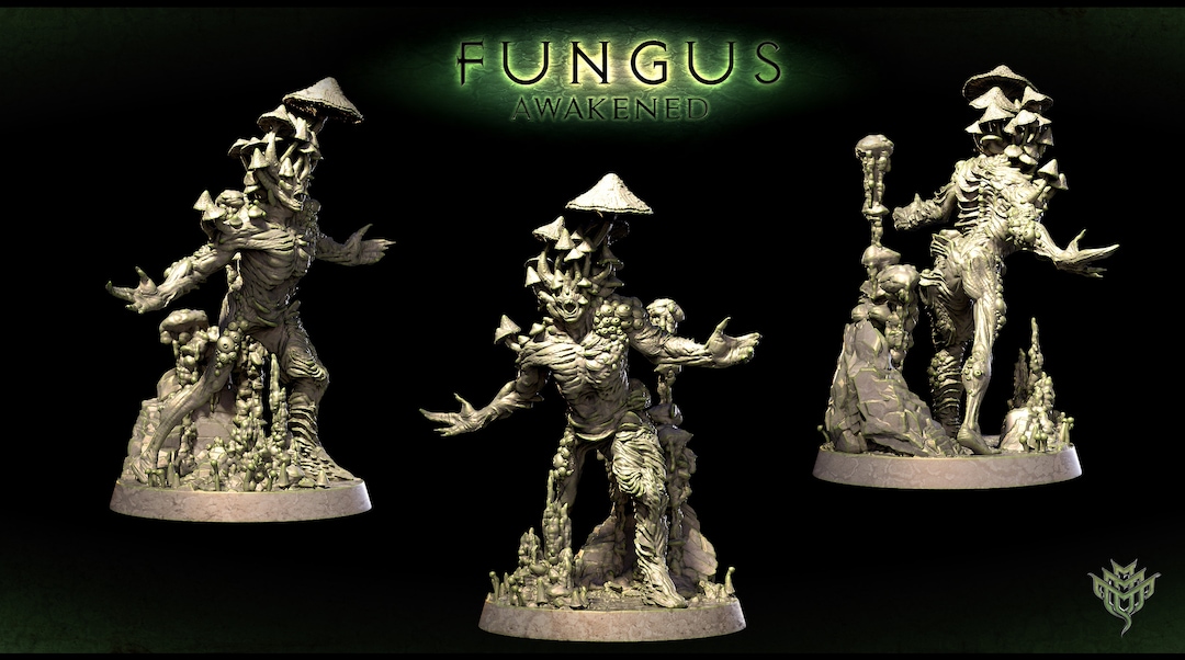 Myconid Brutes 3 Poses Fungus Awakened by Mini Monster Mayhem Dungeons ...