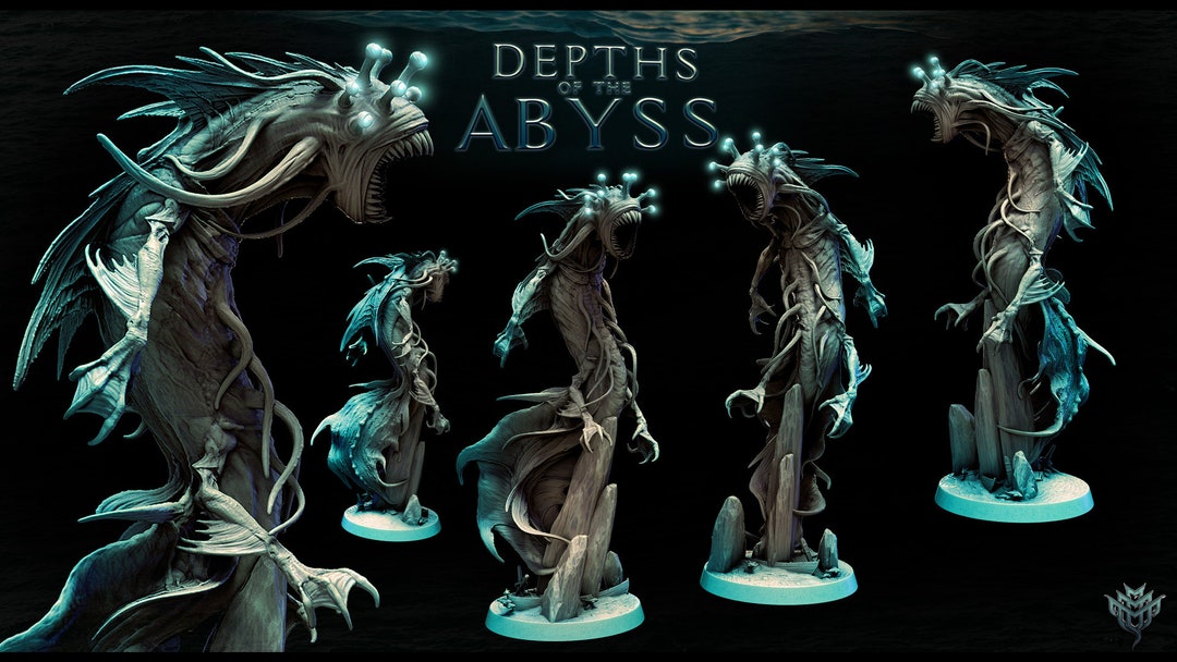 Aboleth Omega Miniature Set for Dungeons and Dragons Tabletop RPG - Etsy