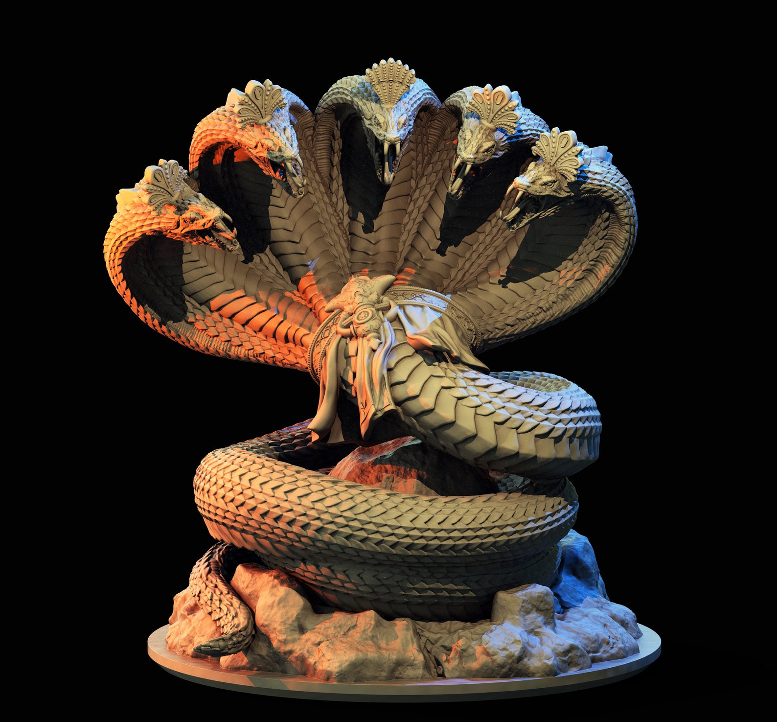 Sheshanaga | Serpent God • Gods of India • by Clay Cyanide | Dungeons ...