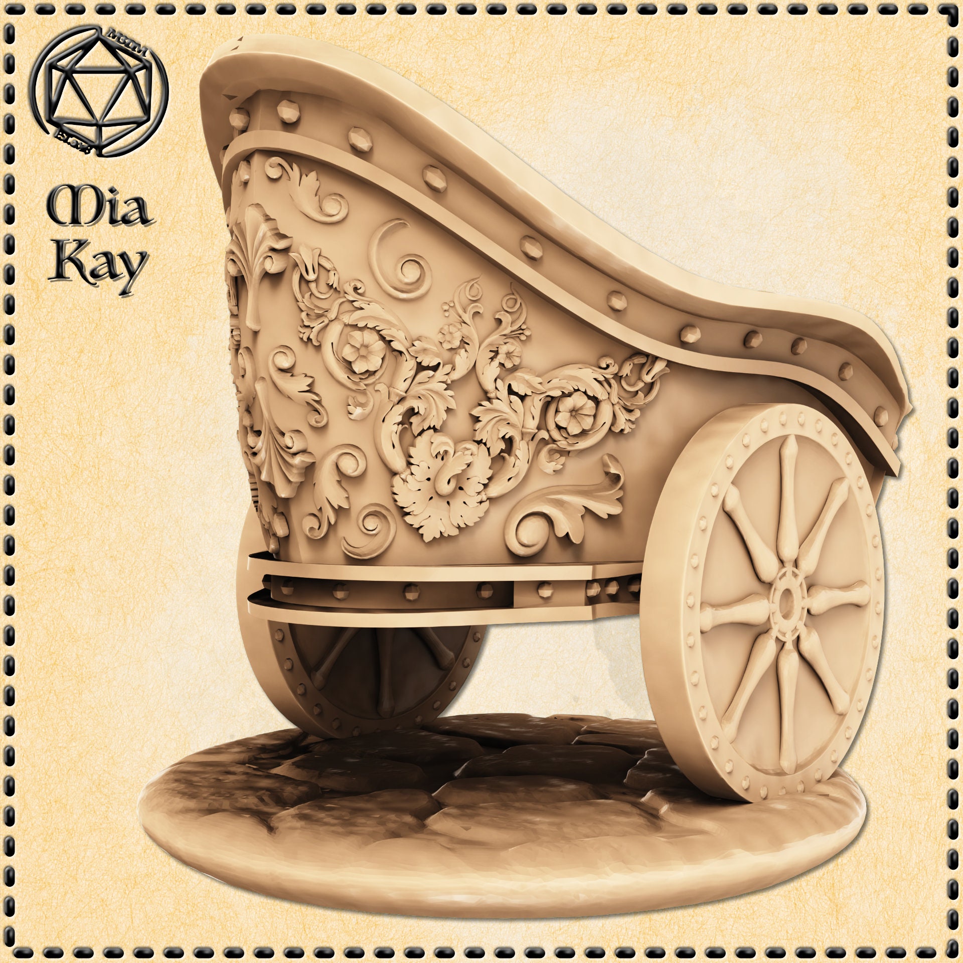 Chariot Dungeons and Dragons Miniature for Tabletop Rpgs - Etsy