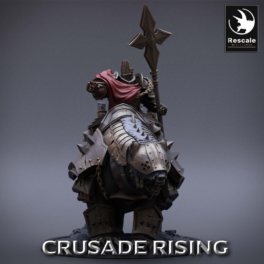 Templar Bears 7 Poses Crusade Rising by Rescale Miniatures Dungeons and ...