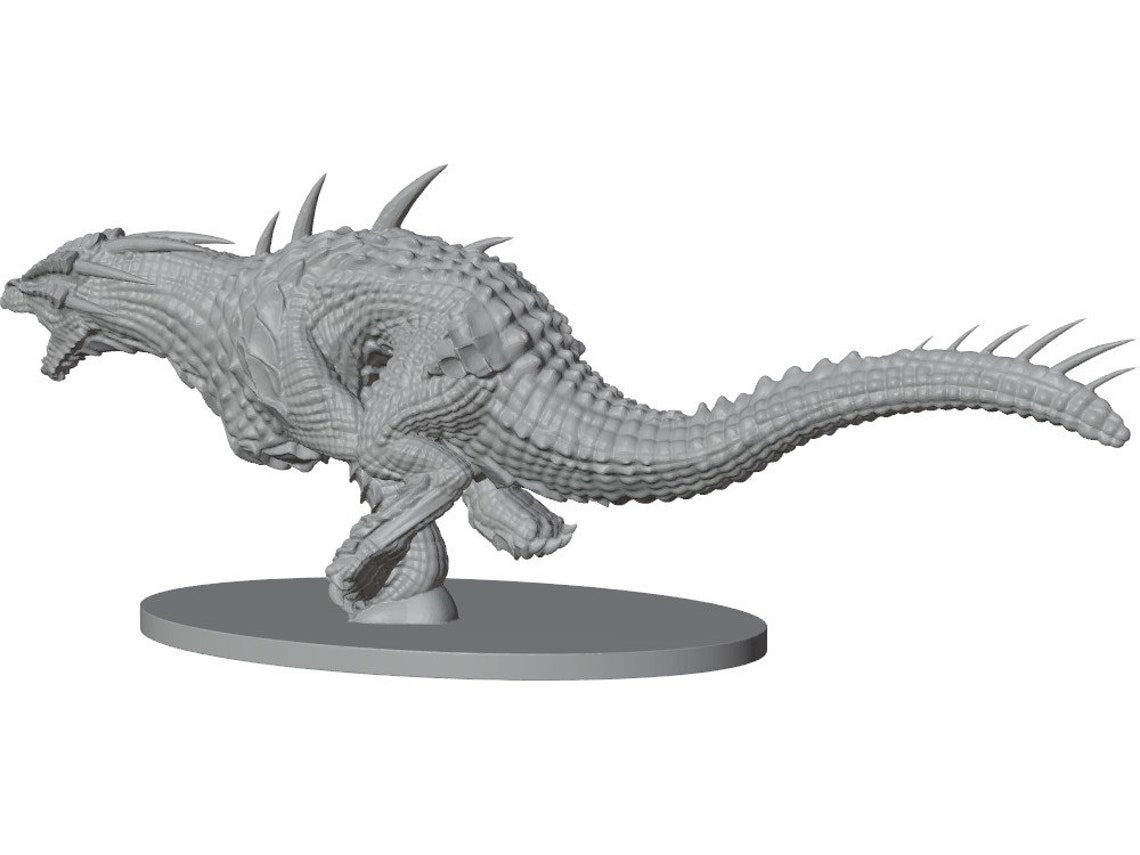 45mm Hunting Drake Ambush Drake for Dungeons and Dragons | Etsy