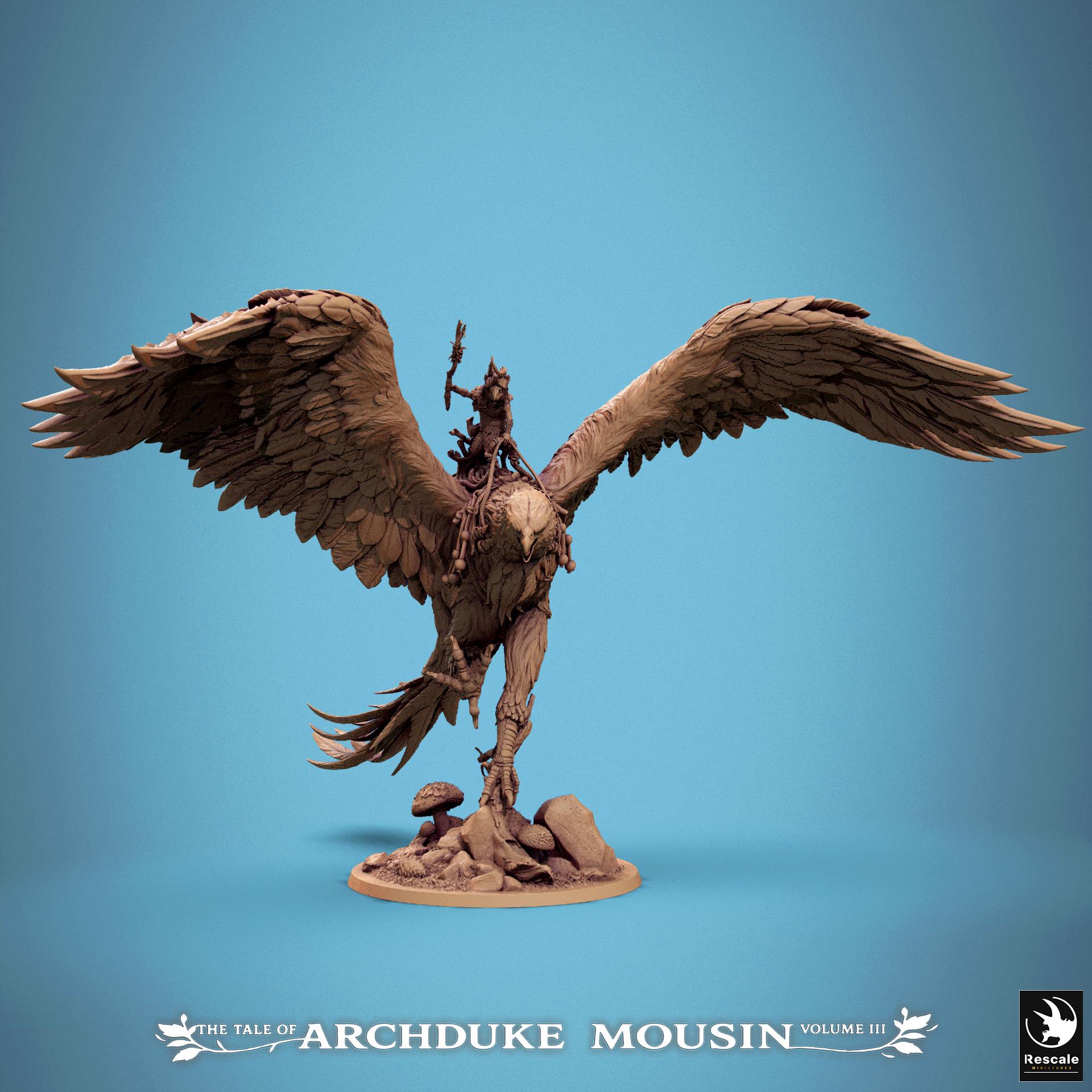 Eagle (3 Poses) • the Tale of Archduke Mousin 3 • by Rescale Miniatures ...